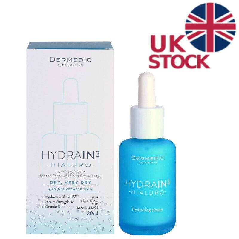 Dermedic HYDRAIN3 HIALURO Hydrating Serum for Face, Neck and Decollete 30ml